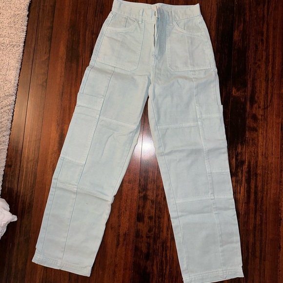 Pants & Jumpsuits | Urban Outfitters Light Blue Cargo Pants | Poshmark